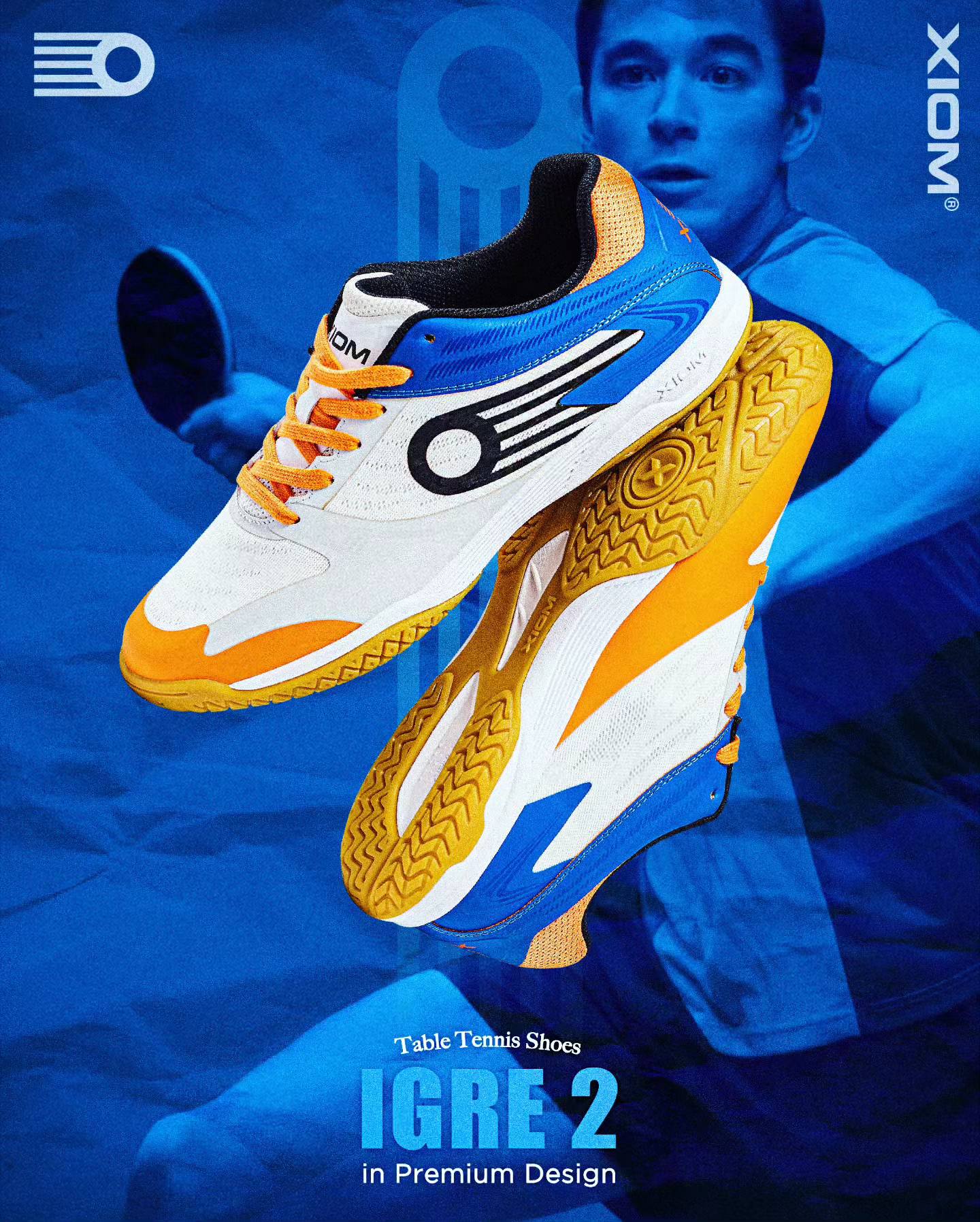 XIOM FT IGRE 2 Table Tennis Shoes - White X Orange - P4,140 ...