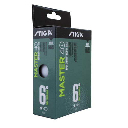 STIGA Master 40+ 1 Star Ball - Box of 6 - P153 : PingPongOnline.com ...